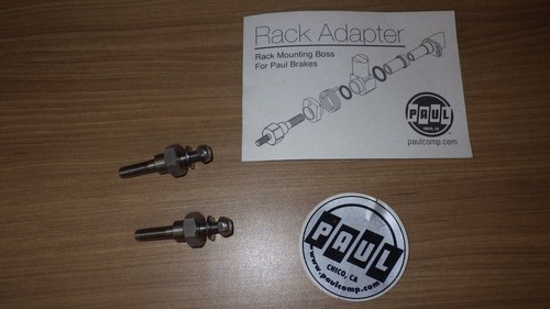 PAUL COMPONENTS RACK ADAPTER PAIR, FOR CANTI, NEW, SILVER | eBay