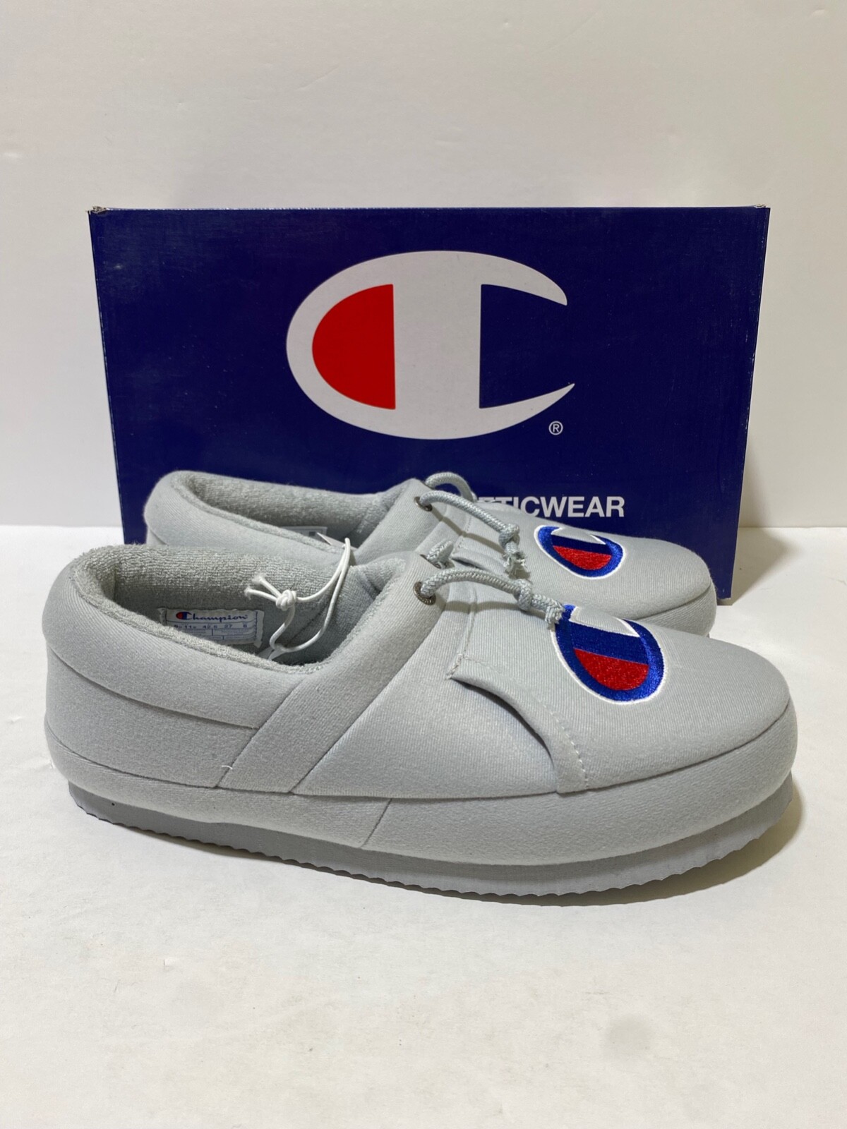 Champion Slippers University Slippers GRAY Mens Size 7 Womens Size 9 ...