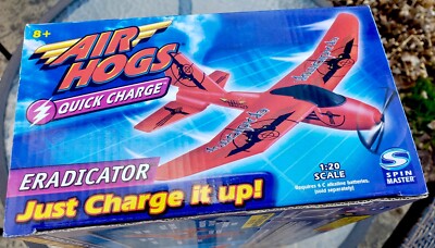 Vintage Air Hogs Plane Spin Master Eradicator Quick Charge New Unpened ...