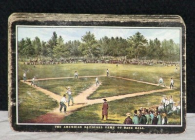 Late 1800's -Early 1900's "The American National Game of Baseball ...