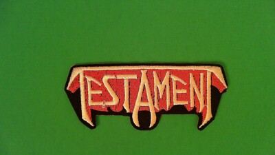 Testament Iron On Patch! Thrash Metal Metallica Megadeth Slayer | eBay