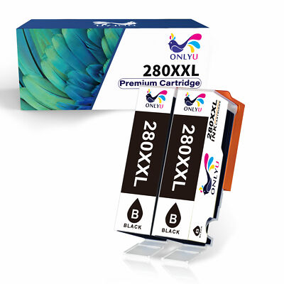 2x PGI-280XXL XXL Ink Cartridges for Canon PIXMA TS6220 TS8320 TR7520 ...