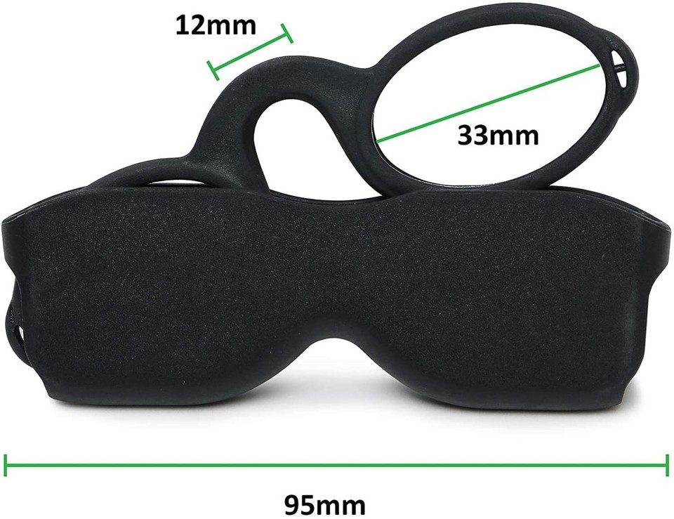 Armless Reading Glasses Round Nose Resting Small Portable Readers For ...