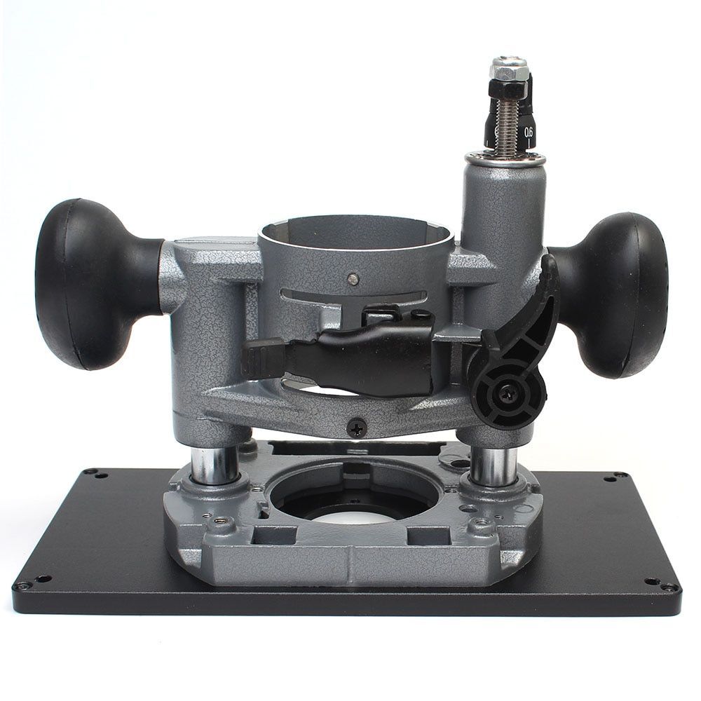 Router Table Insert Plate Lift Refit Trimming Machine Aluminum Flip ...