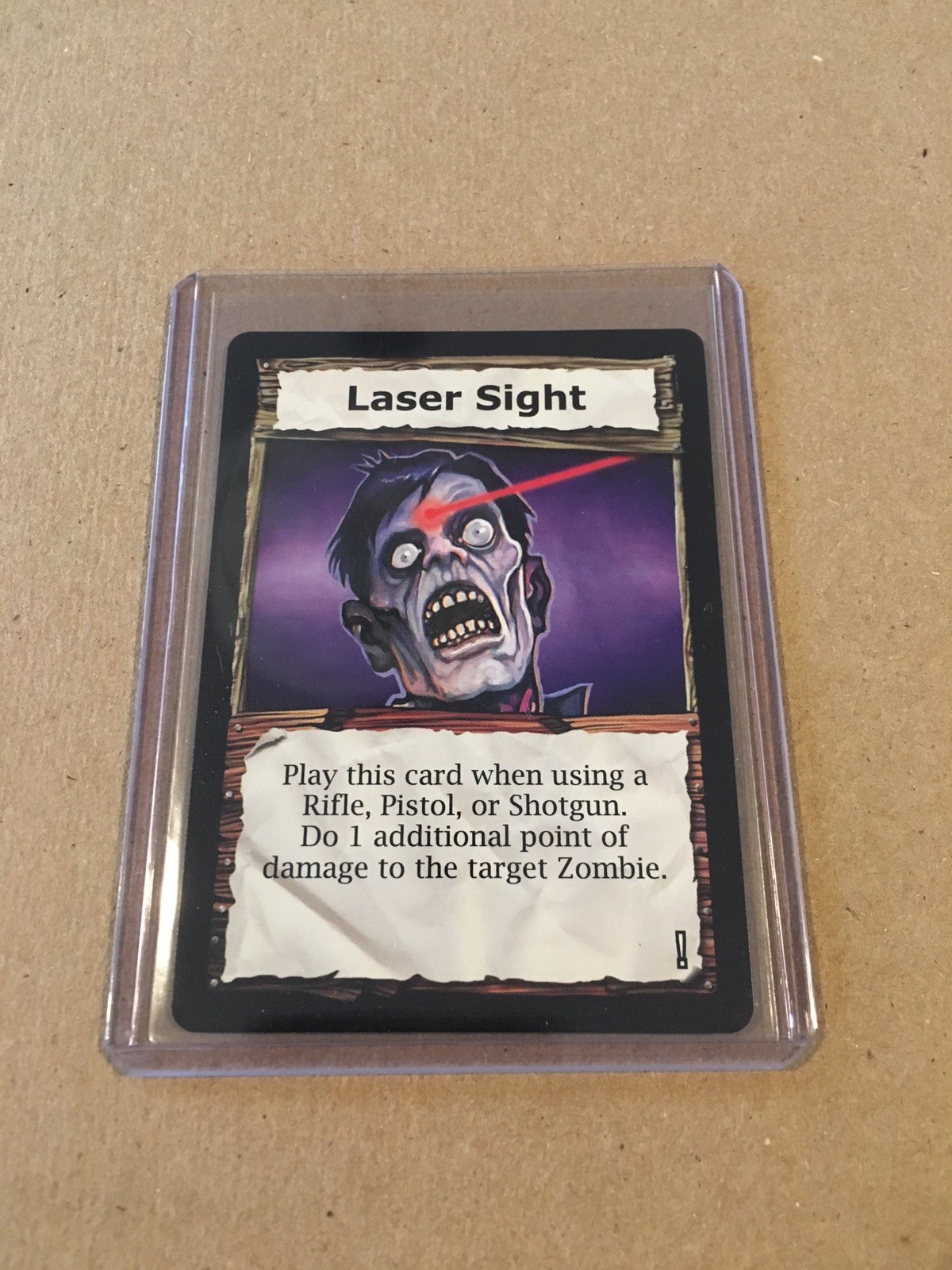 DEAD PANIC: LASER SIGHT / PROMO CARD / FIRESIDE GAMES / 2013 / With ...
