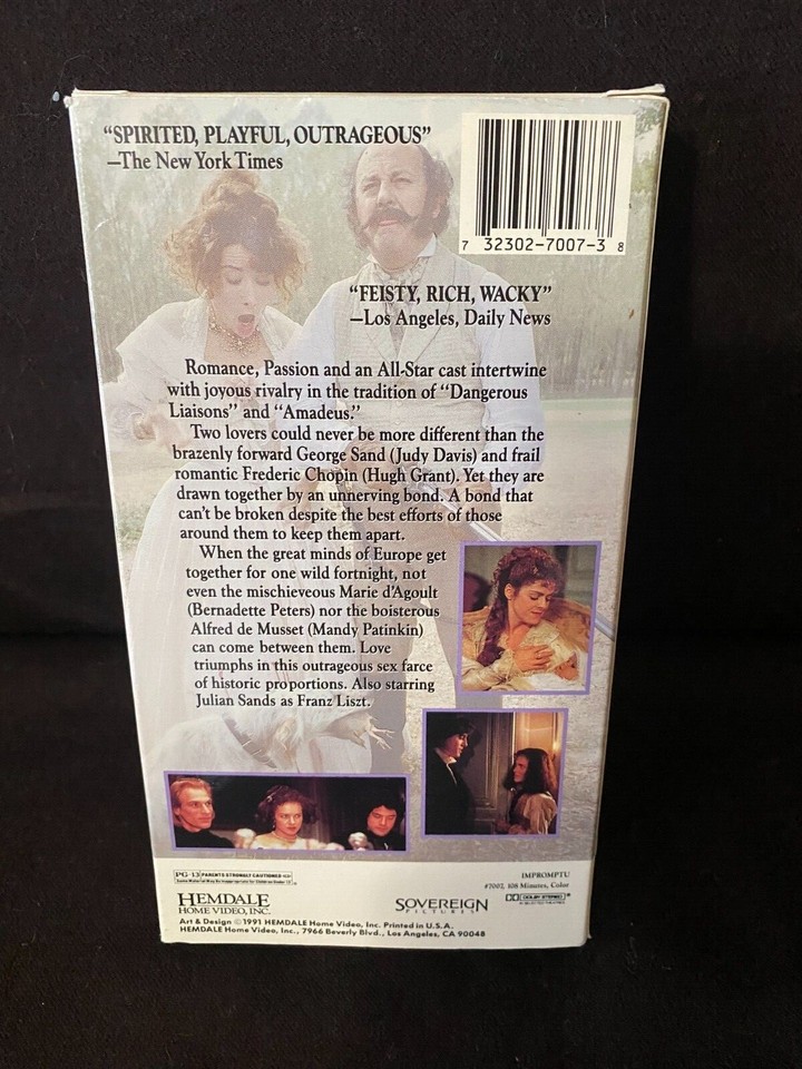 Impromptu 1991 VHS USED | eBay