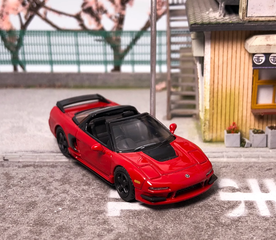 ZD MLGB 1:64 JDM Red NA1 NSX TRA Camper Trailer Sport Model Diecast ...
