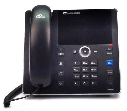 AudioCodes C455HD IP Phone Microsoft Teams PoE GbE Color Touch Screen ...