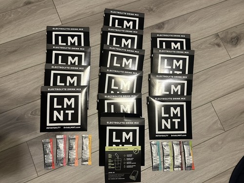 LMNT Electrolyte Drink Mix | SAMPLE PACK | 8 Variety Packets Lot Of 14 ...