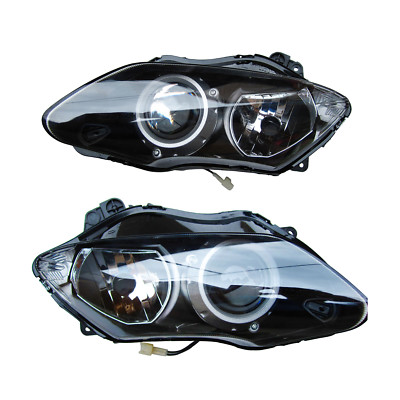 L & R Headlight Head Light Lamp Assembly Fit for Yamaha YZF R1 2007 ...