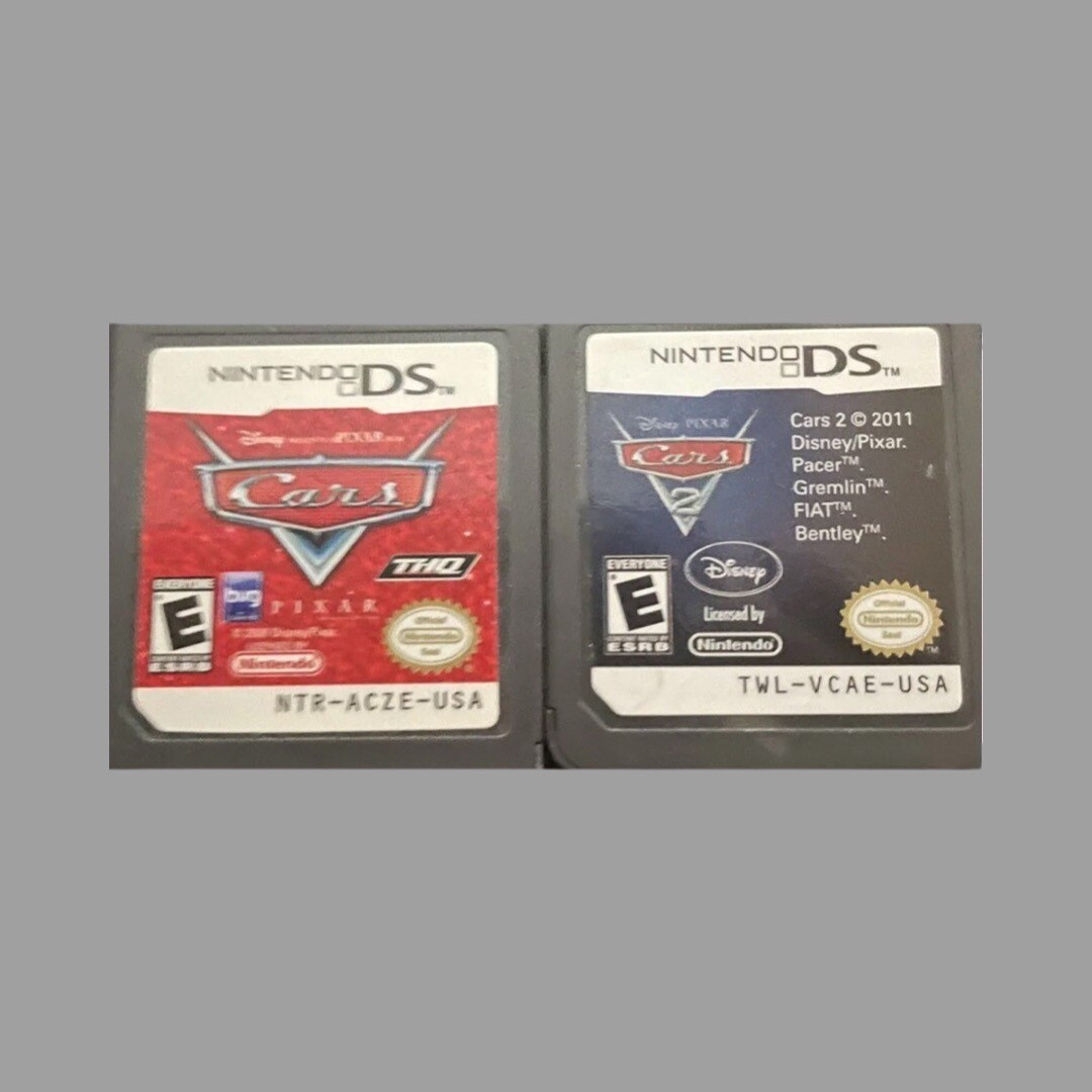 Cars Disney Pixar Bundle 1 & 2 Nintendo DS-cartridges only | eBay