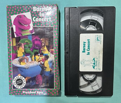 Barney in Concert @ Majestic Theater (VHS-1991) EUC~Early Edition~VERY ...