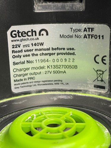 Gtech ATF 011 hand held multi K9 main body only with switch | eBay UK