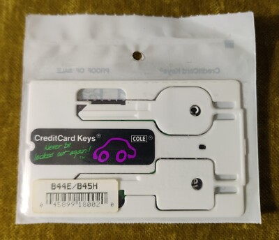 COLE 🗝️ Credit Card Keys B44E/B45H BUICK Uncut Car Key Blank *NEW ...