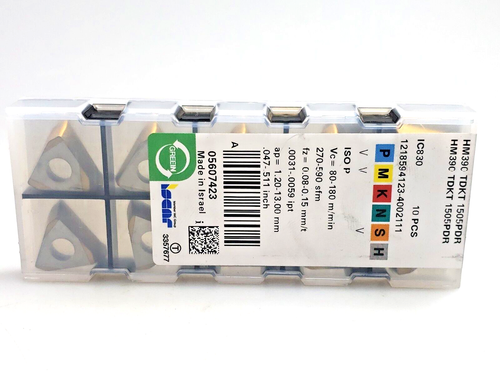 Iscar HM390 TDKT 1505PDR IC830 Carbide Milling Inserts (Box of 10) | eBay