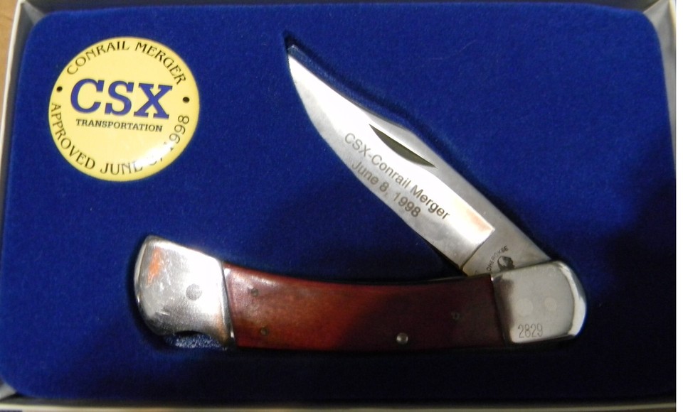 1998 CSX Conrail Merger Folding Pocket Knife Limited Edition | eBay