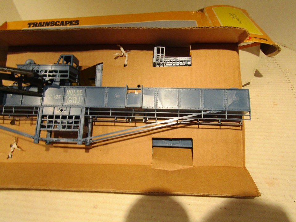 COX HO SCALE TRAINSCAPES CRANE MODEL KIT TRAIN RAILROAD BUILDING ...