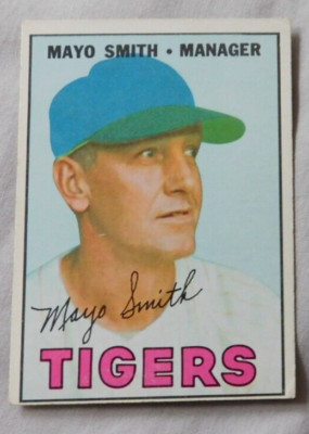 1967 Topps #321 Mayo Smith Detroit Tigers Baseball Card Ex | eBay.de