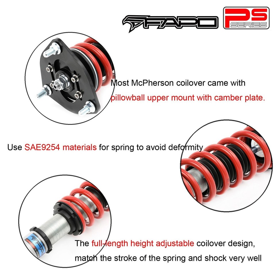 Suspension Lowering Coilover Kit for Mini Cooper R56 2007-2013 Adj ...