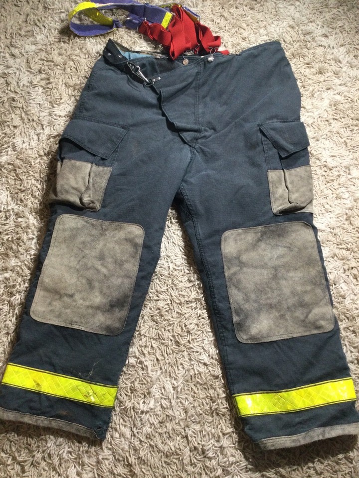 Firefighter Bunker TurnOut Gear Pants Globe 38 X 30 G Xtreme 2009 Black ...