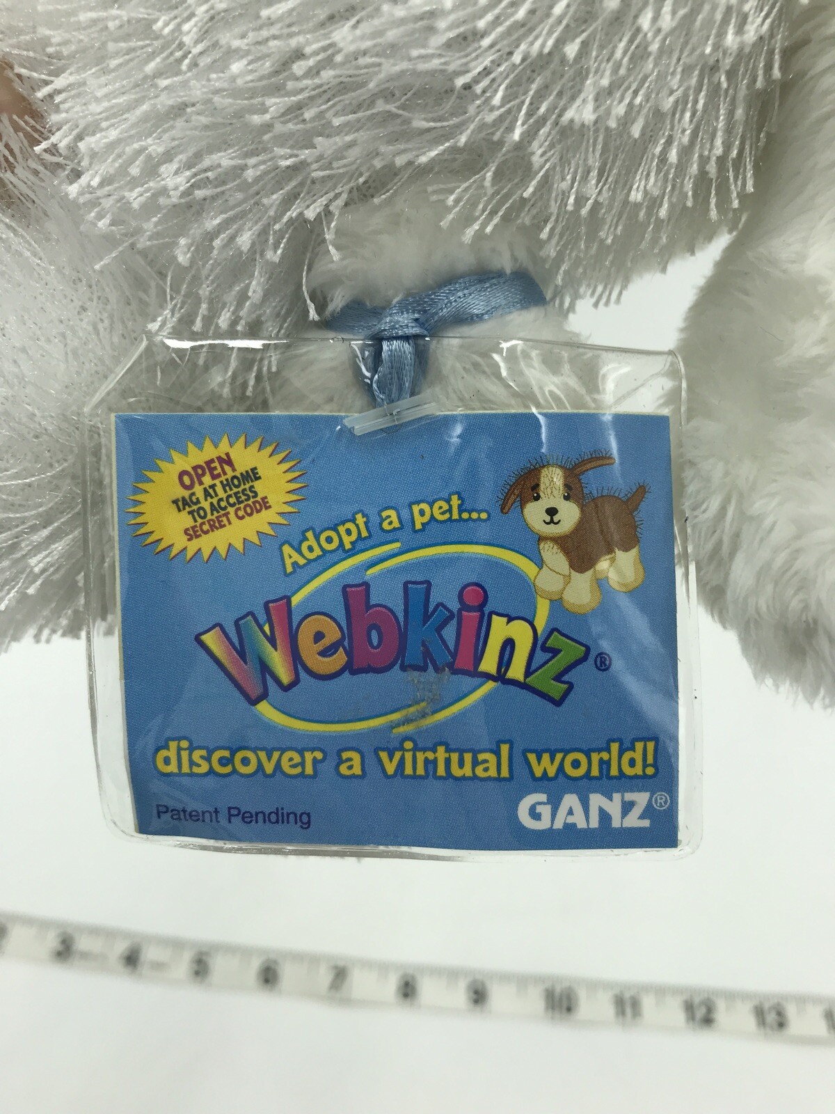 Webkinz GANZ Rabbit HM078 White Bunny No Code Plush EC B161 for sale ...