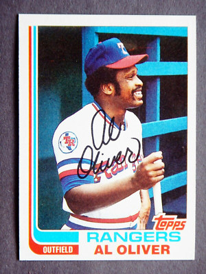 Al Oliver #590 Topps 1982 Baseball Card (Texas Rangers) *VG | eBay