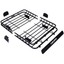 Universal 64" Black Roof Rack Extension Cargo Top Luggage Hold Carrier ...