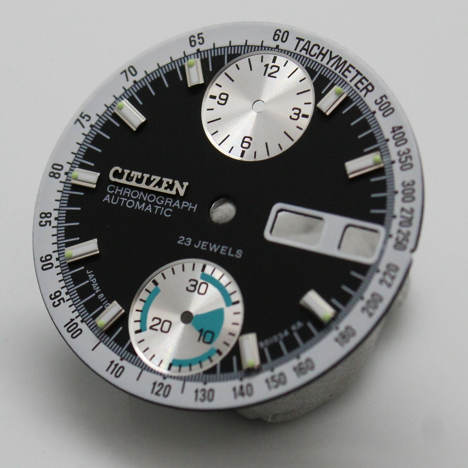 Dial Citizen 8110 Cal. 67-9038 Speedy Silver and Black Blue Panda Dial ...