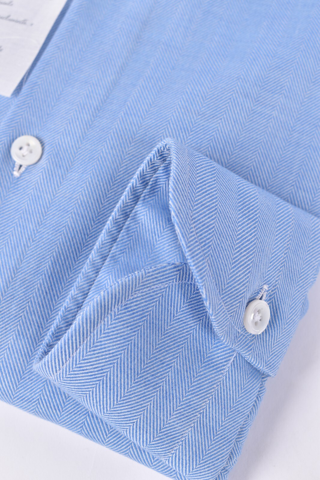 ANNA BARONE handmade shirt Carlo Riva cotton 40 US 15 3/4 normal fit ...