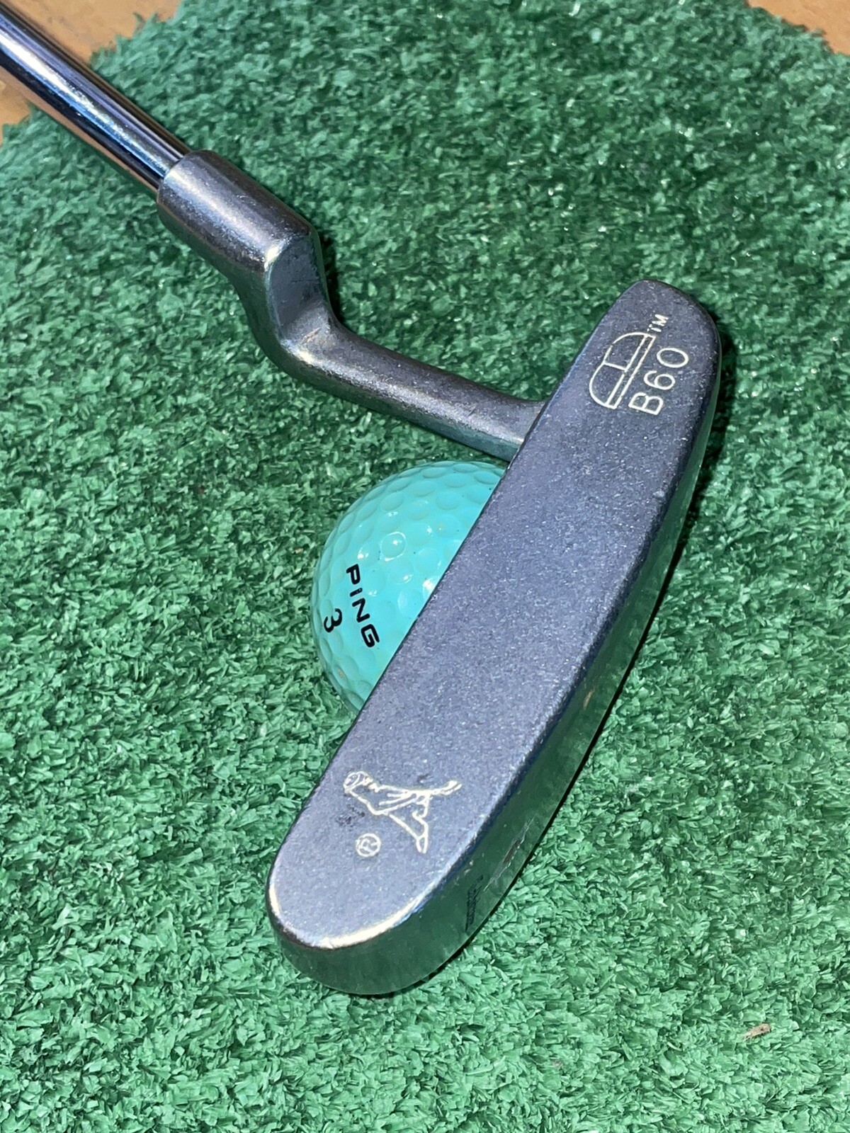 rare COLDSTREAM Country Club vintage PING B-60 Golf Putter w/Pingman ...