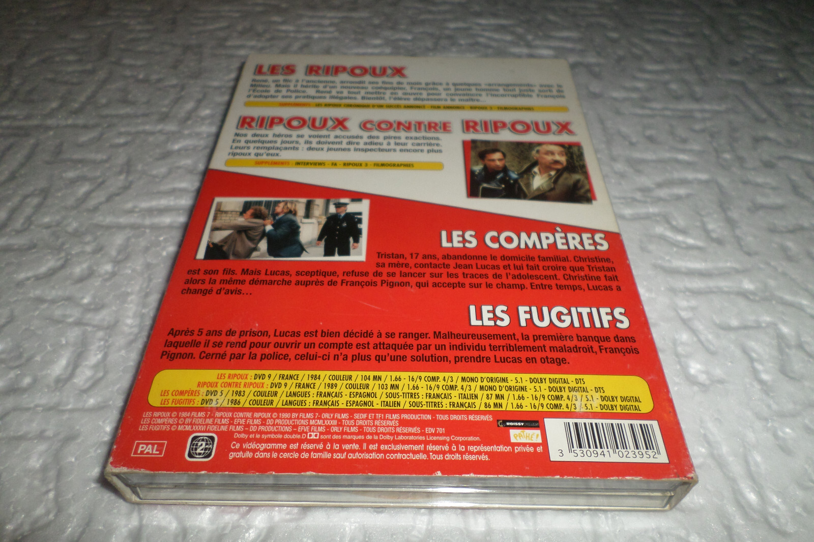 LES RIPOUX + RIPOUX CONTRE RIPOUX + LES COMPERES + LES FUGITIFS ...