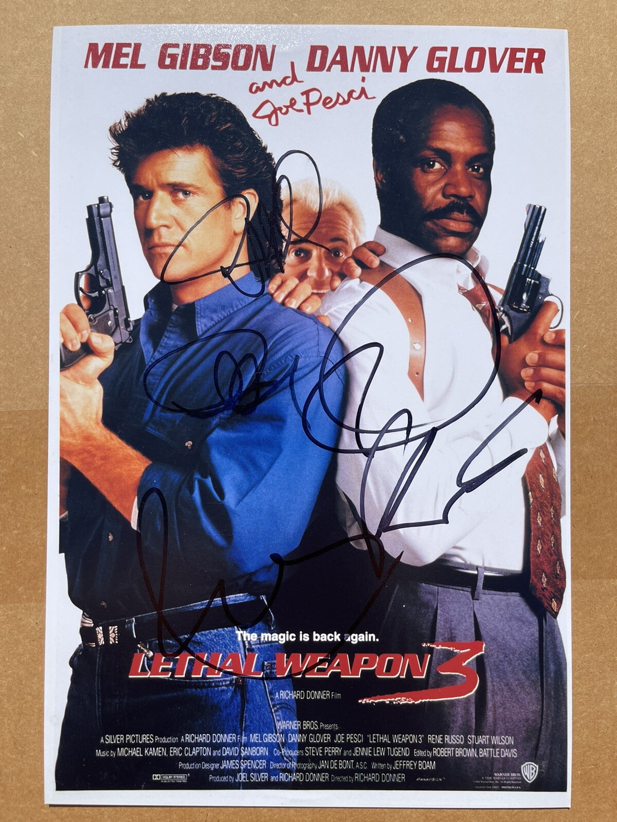 Richard Donner Rene Russo Signed Lethal Weapon 3 Goonies Autograph ...
