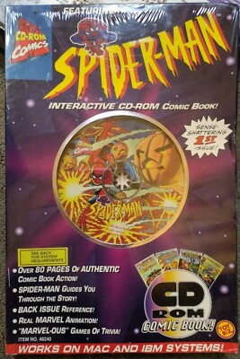 Spider-Man: Interactive CD-ROM Comic Book (Windows/Mac, 1995 ...