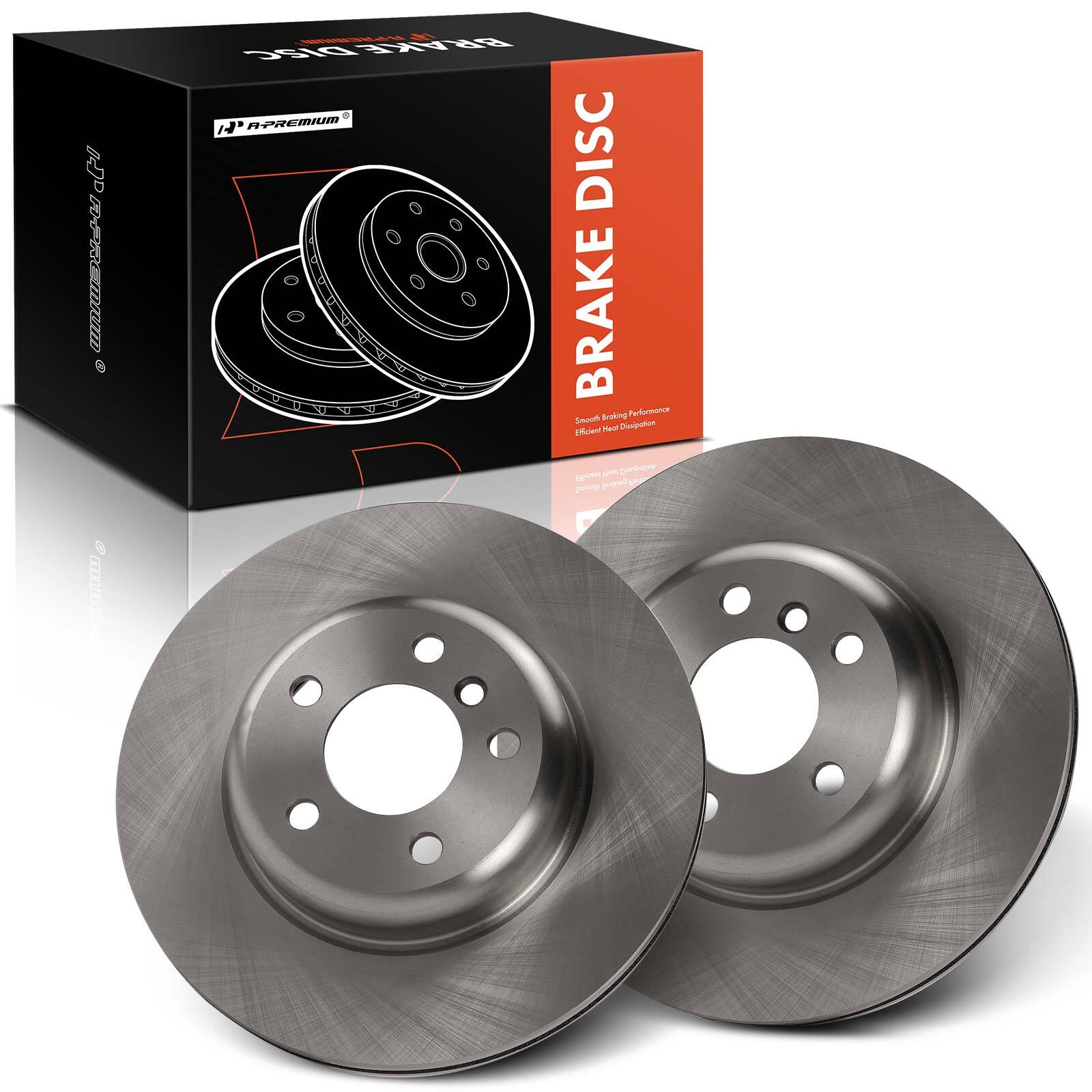 2x Front LH & RH Disc Brake Rotors for BMW 528i 2011-2016 528i xDrive ...