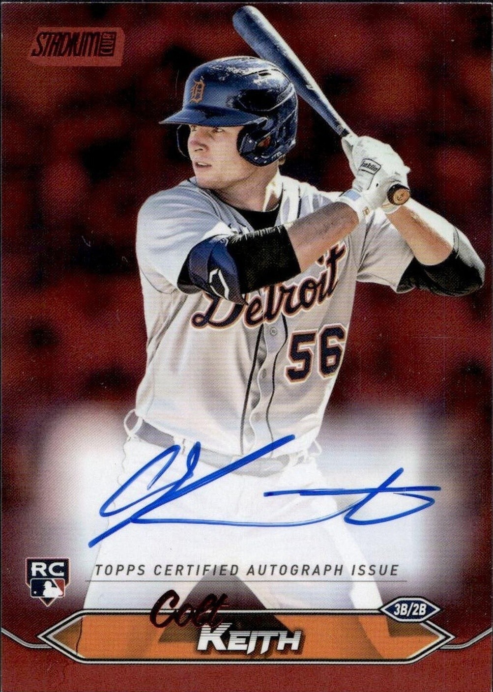 2024 Topps Stadium Club - Autographs Colt Keith #SCBA-CK Red Foil /50 ...