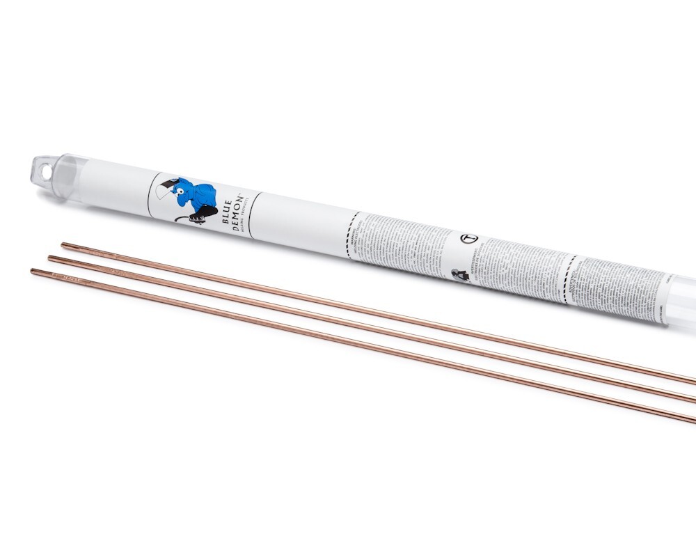 ERCu 1/16" Deox Copper Welding Wire Rods TIG 1 Lb Tube Blue Demon | eBay