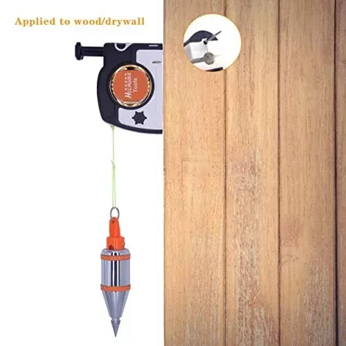 Plumb Bob Magnetic - 10.7 oz(305g) Plumb Rite With 14.5 ft(4.5m) String ...