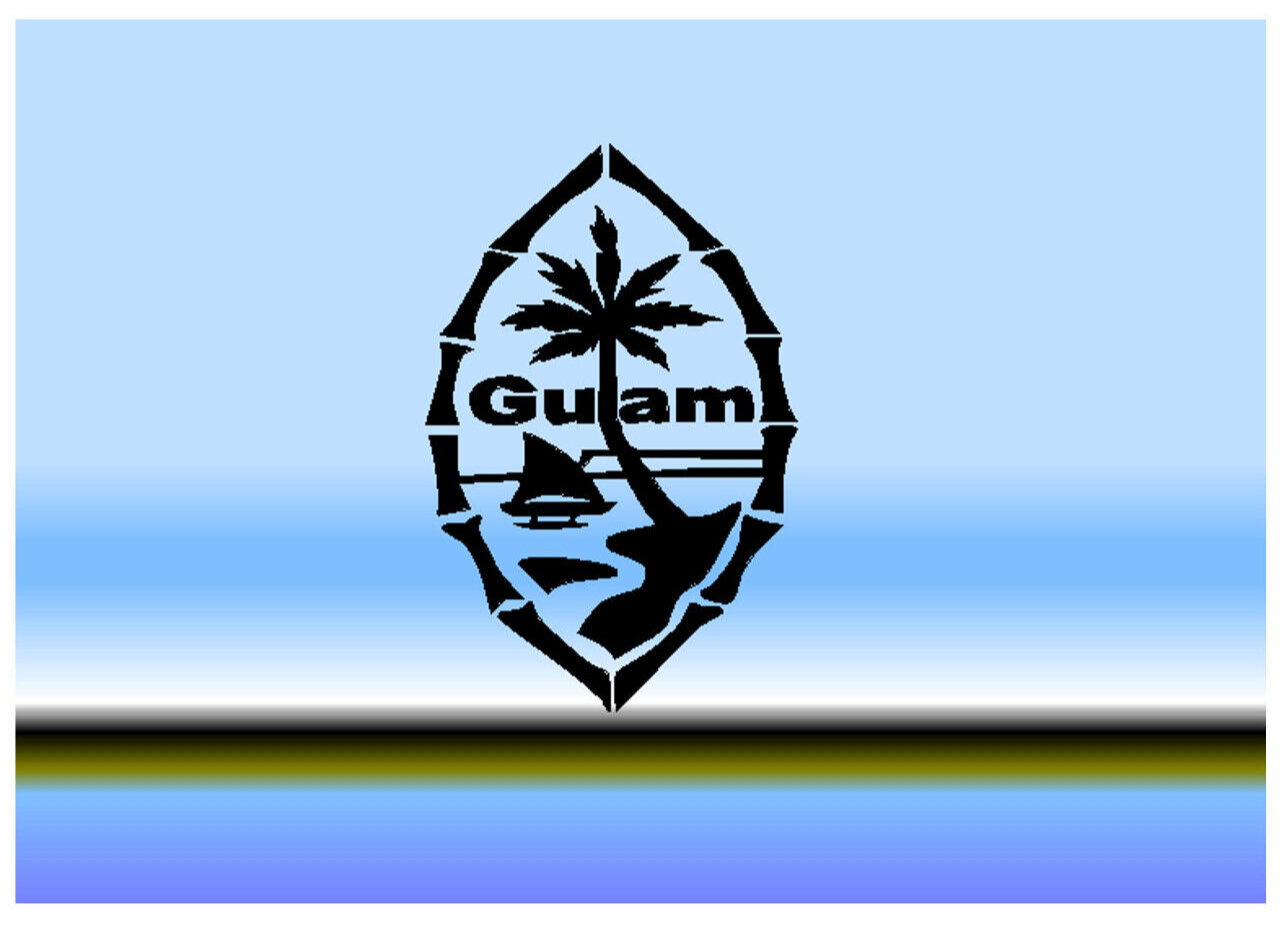 Guam Seal Guamanian Chamorro Decal Sticker 5"x8" pick your color. | eBay