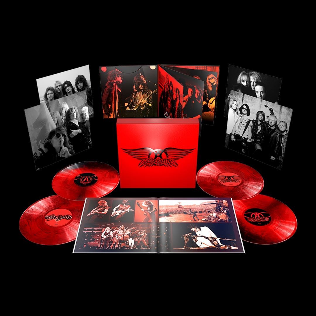 Greatest Hits-Super Deluxe Edition on RED Colored Vinyl by Aerosmith ...