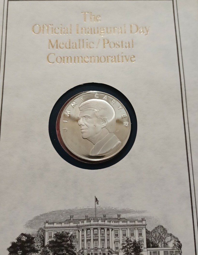 Jimmy Carter 1977 The Official Inaugural Day Medallic/Postal ...