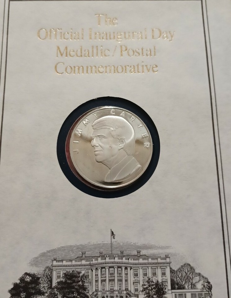 Jimmy Carter 1977 The Official Inaugural Day Medallic/Postal ...