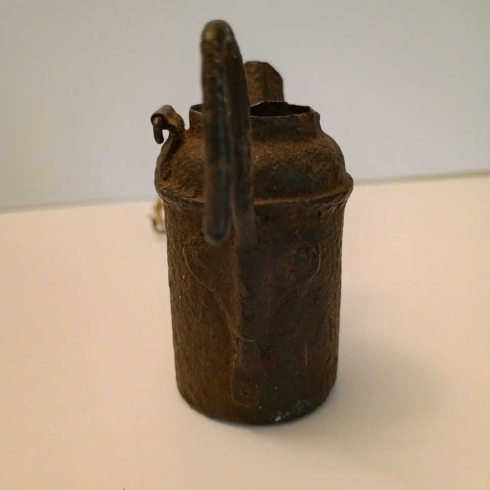 Antique Coal Miner Oil Wick Cap Lamp "Tea Pot" Hat Light Mining, No ...