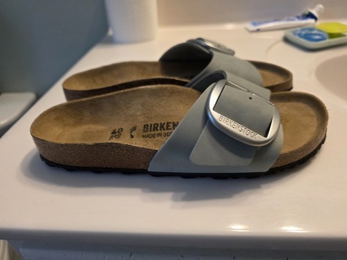 Birkenstock Madrid Women's Big Buckle Sandals - Sage GREEN , Sz 40/9 ...