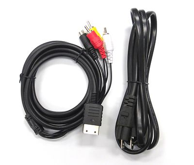 AC Power Cord & S-AV Cable compatible with SEGA DreamCast | eBay