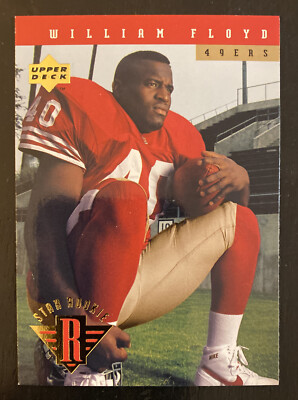 1994 Upper Deck Star Rookie William Floyd Card #26 Rookie RC Football ...