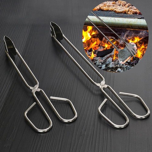 Steel BBQ Tools Food Clip BBQ Tongs Charcoal Clip Barbecue Accessories ...