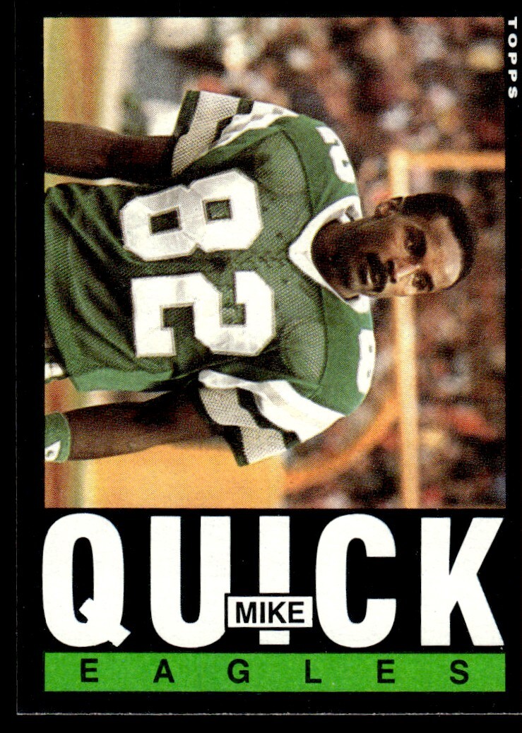 1985 Topps Mike Quick Philadelphia Eagles #135 | eBay