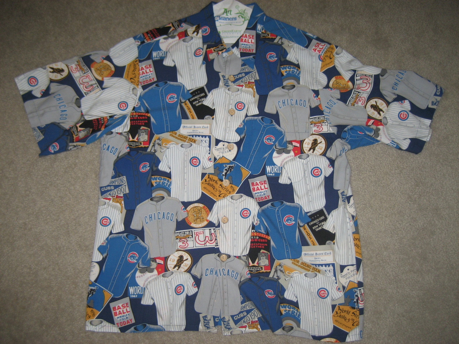 CHICAGO CUBS HAWAIIAN SHIRT 'CUBBIES UNIFORM LEGACY' … - Gem