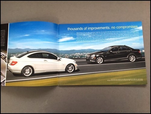 2012 Mercedes Benz C-Class C250 C400 C350 C63 AMG 28-page Sales ...