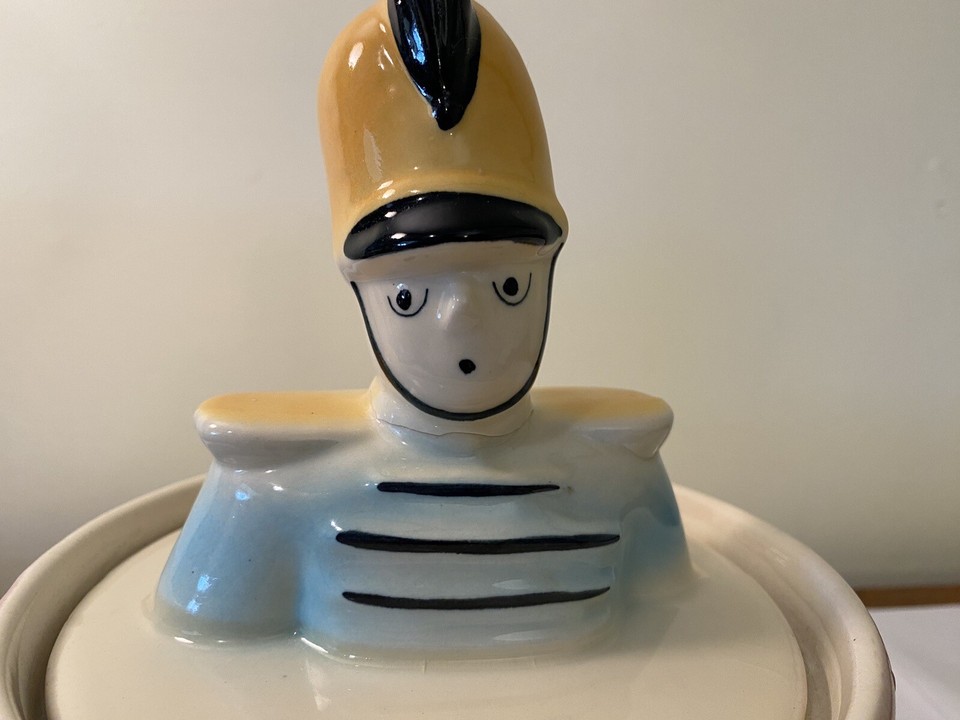 Vintage Ceramic Drum Major Drummer Boy Cookie Jar Shawnee Pottery Co ...